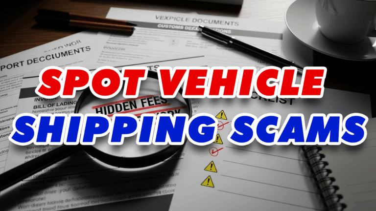 International Vehicle Shipping Scams: How to Spot and Avoid Them